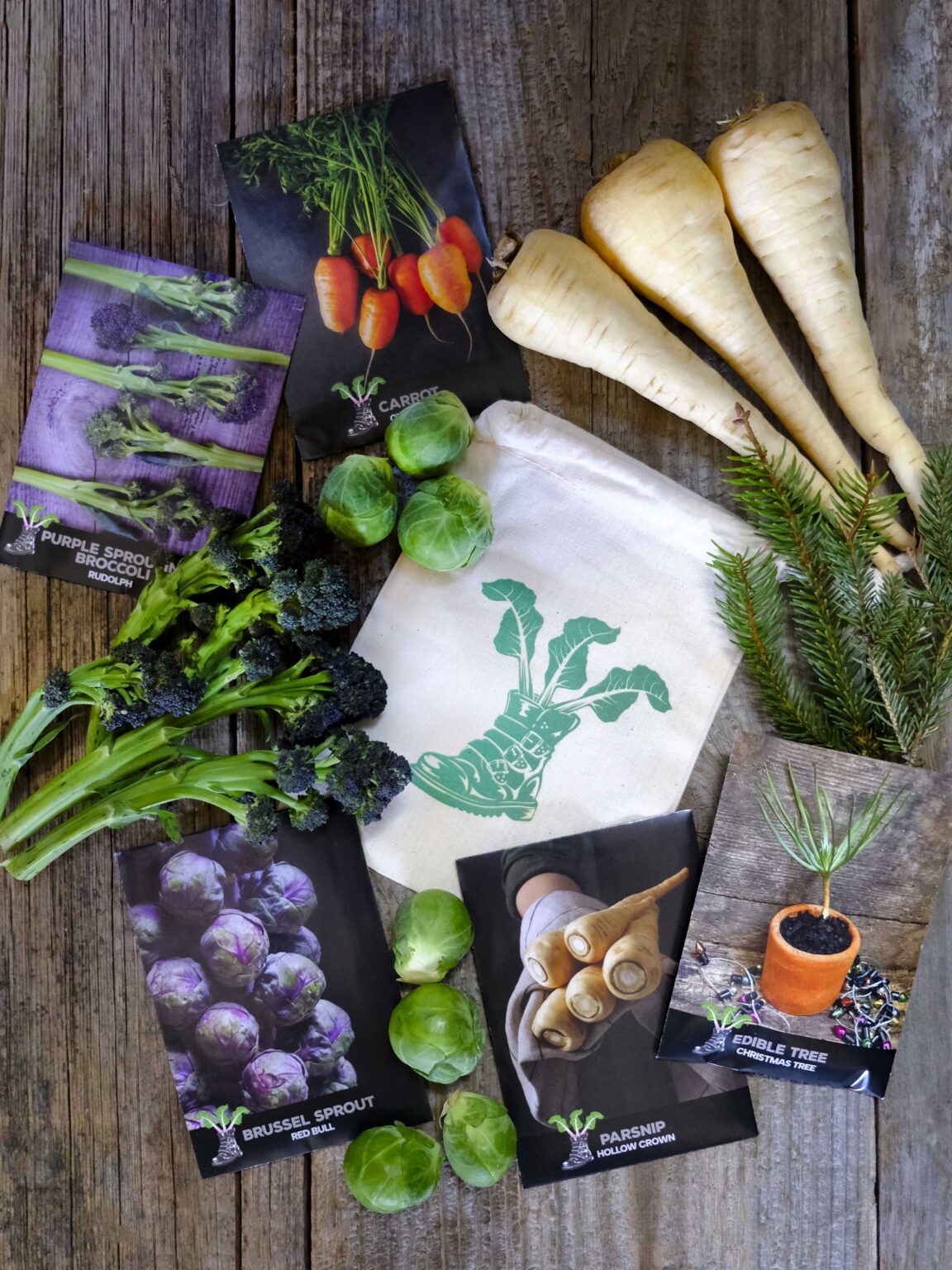 Grow Your Own Christmas Dinner Seed Bundle (with gift bag) | She Grows Veg