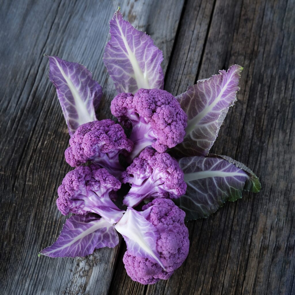 Buy Cauliflower Sicilian Violet Seeds | She Grows Veg