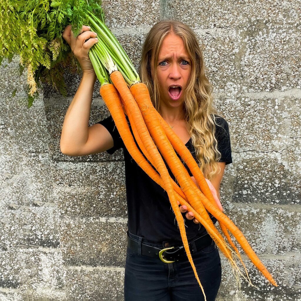 How to Sow and Grow Giant Carrots | She Grows Veg