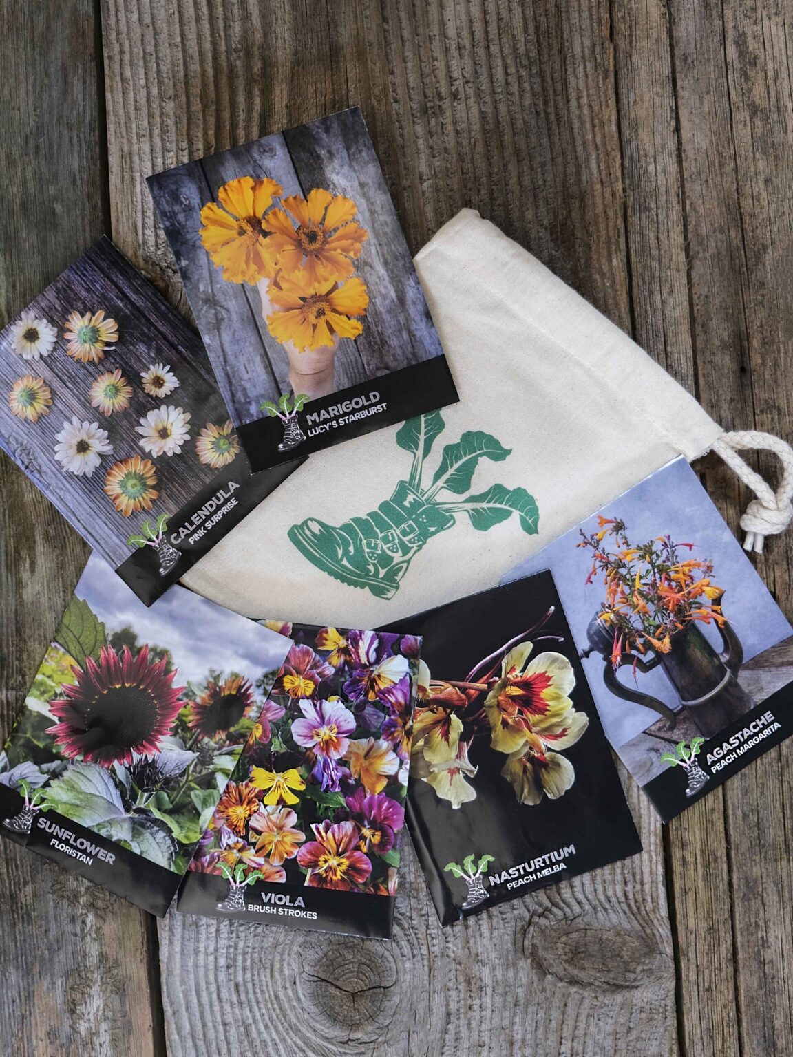 Buy Edible Flower Bundle (with gift bag) Seeds | She Grows Veg